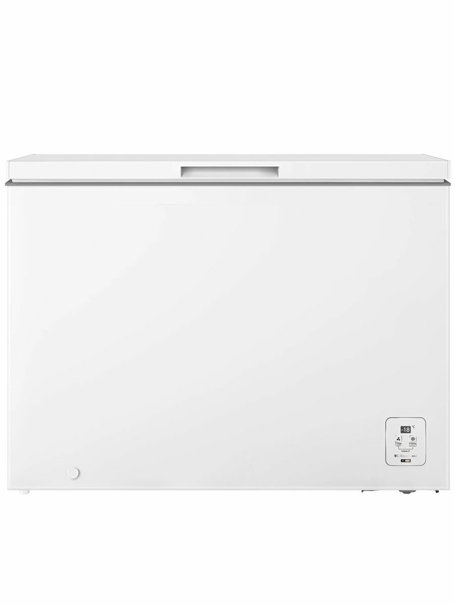 Морозильный ларь Hisense FT300N1AW1, объем 297 л, ручная разморозка, класс энергоэффективности A, инверторный компрессор, белый