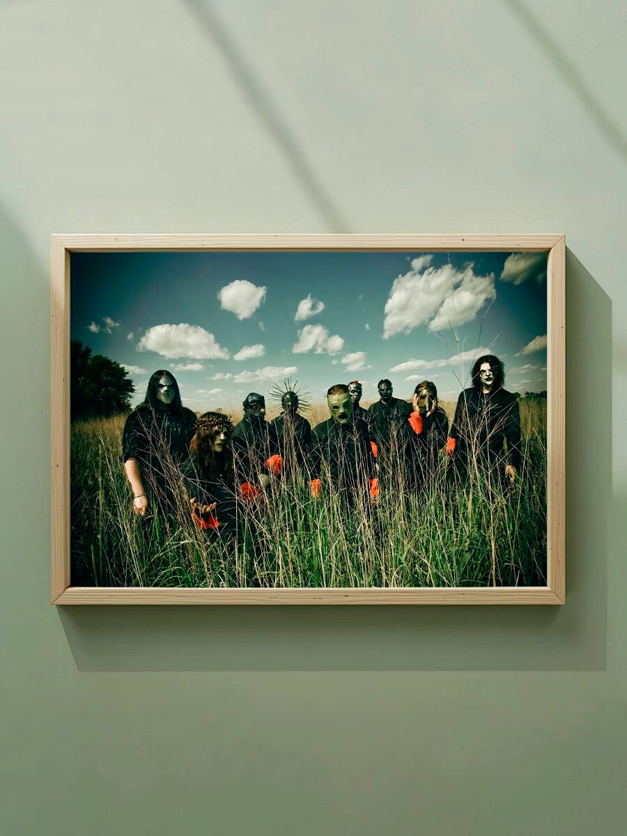 Постер, плакат на стену Slipknot Рок Группа (А3)