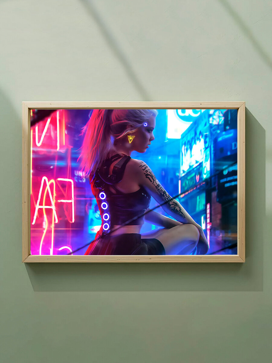 Постер, плакат на стену Cyberpunk 2077 Киберпанк (А3)