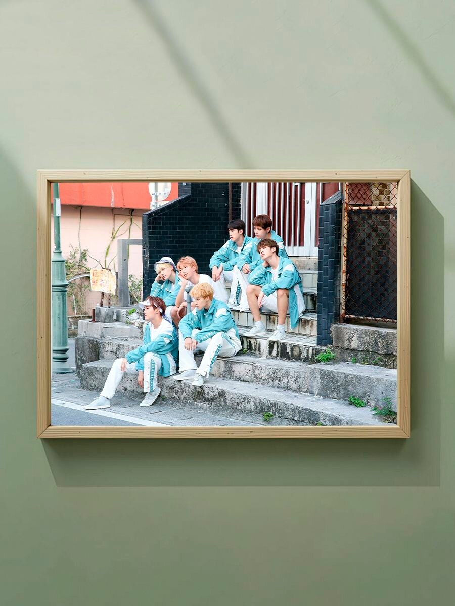 Постер, плакат на стену BTS K-Pop (А3)