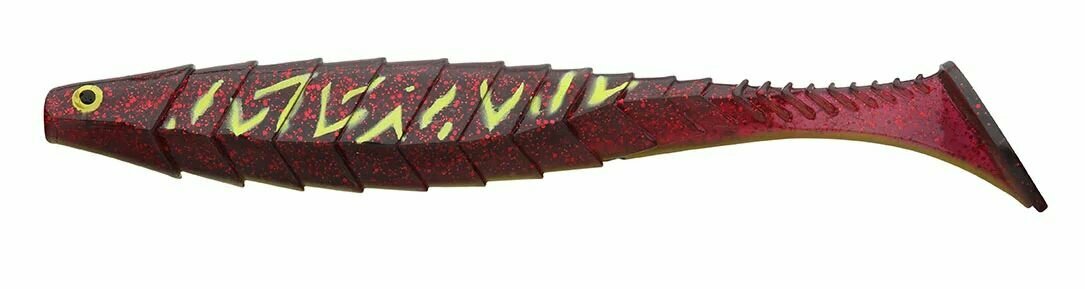Приманка силиконовая мягкая рыболовная, виброхвост Frapp Geko painted colors 10" #210 (1 шт/уп)