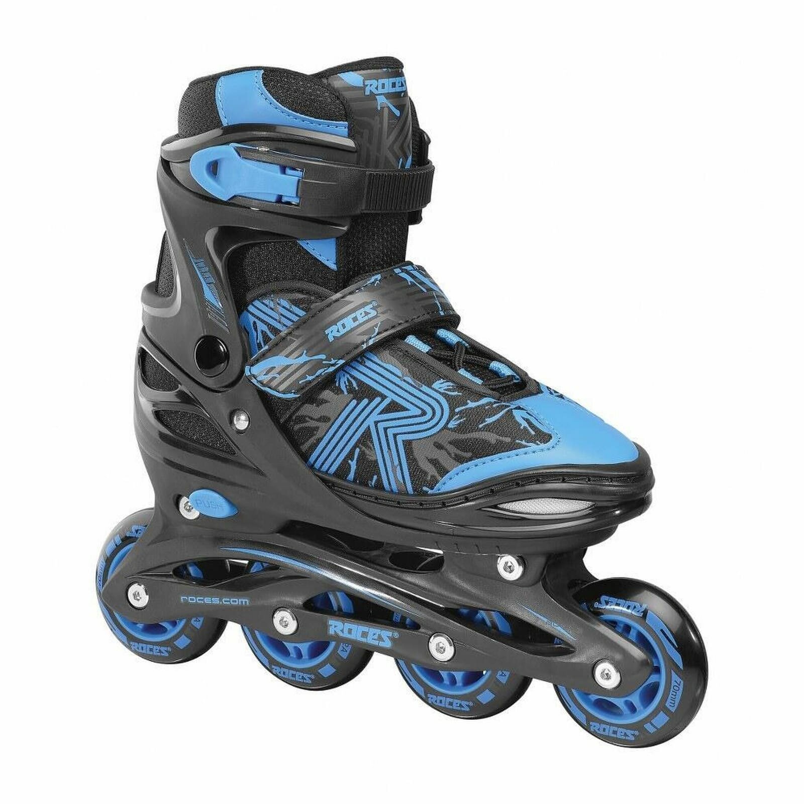 DECATHLON ролики Roces Jokey 3.0, регулируемые, черный, размер 38/41
