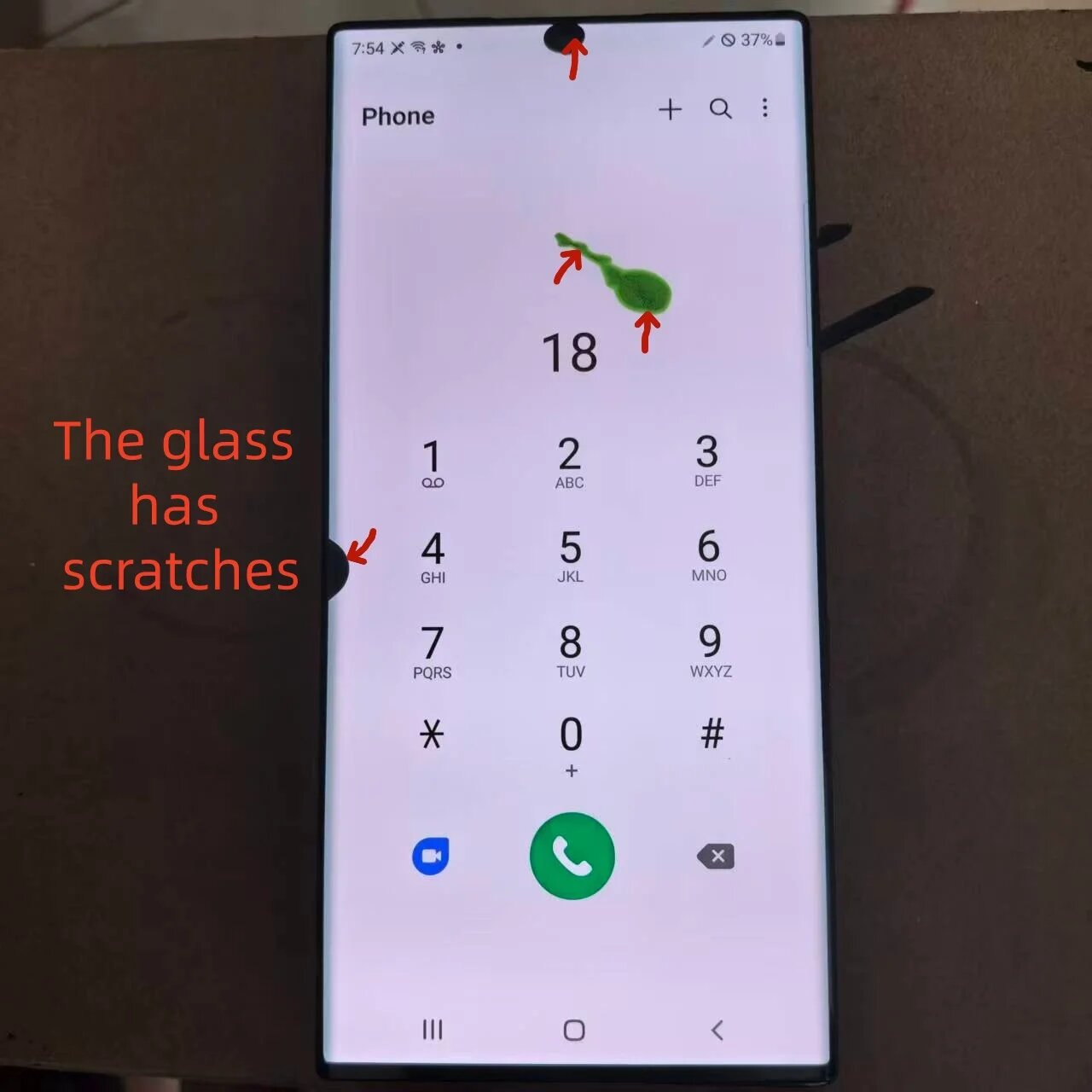 Супер Amoled с дефектами для Samsung Galaxy S22 Ultra 5G ЖК-дисплей SM-S908F S908U 18 No frame