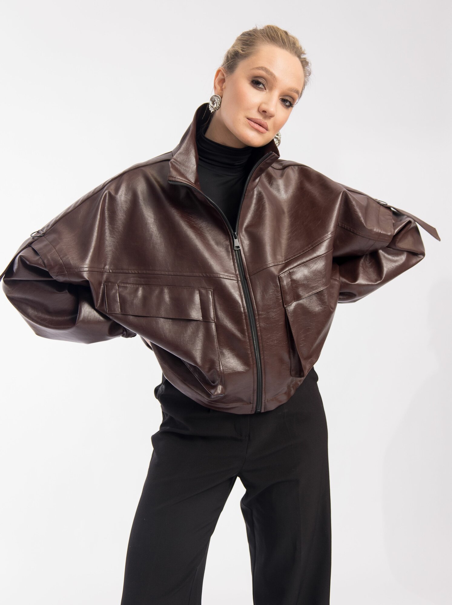 Куртка кожаная  Весна-лето 2026