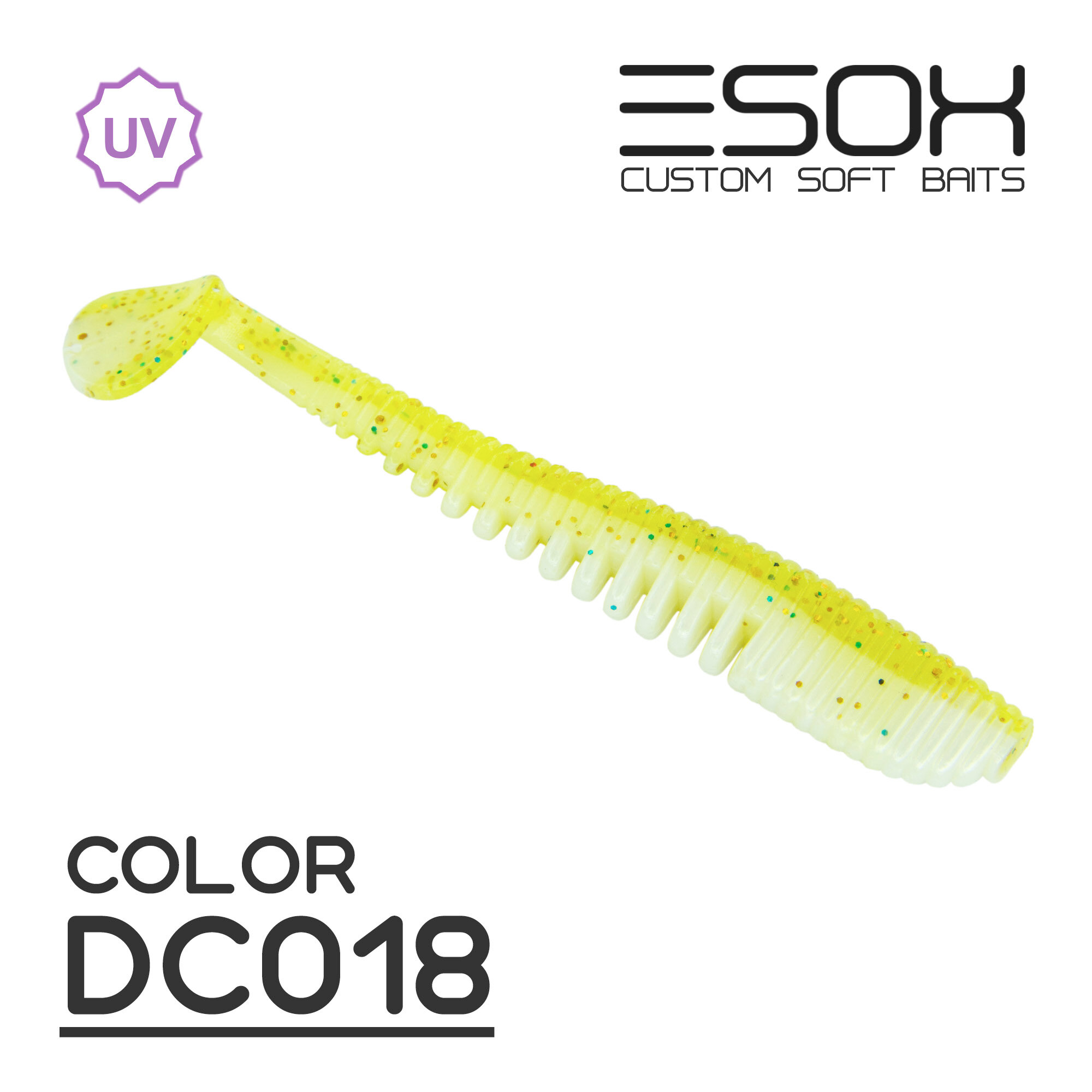 Мягкая приманка для рыбалки ESOX Awanura 3.4" (86см) 6 шт
