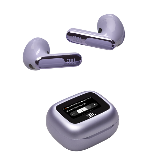 JBL Наушники беспроводные с микрофоном JBL Live Flex 3 фиолетовый, Bluetooth, USB Type-C