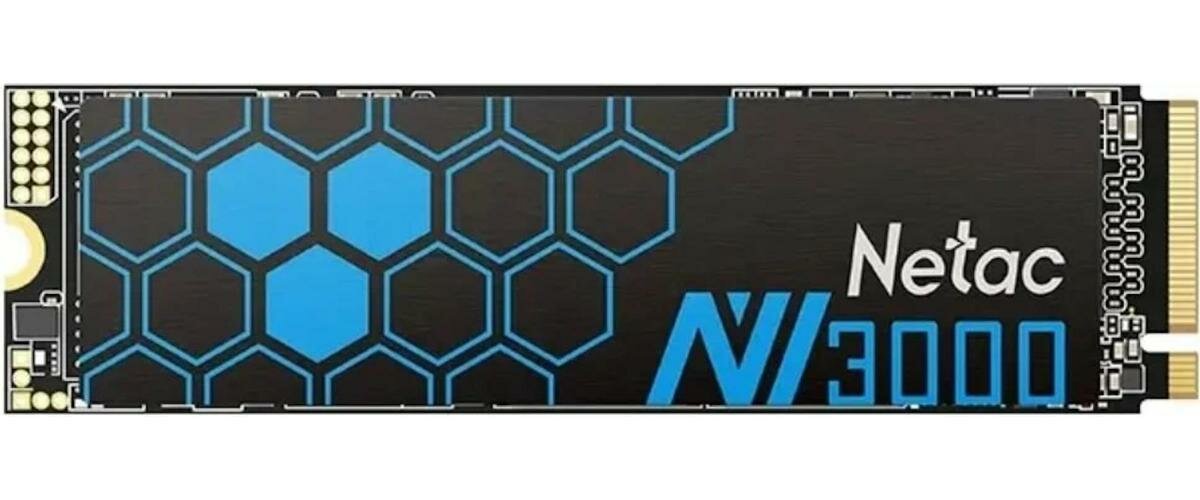 Твердотельный накопитель SSD M.2 2 Tb Netac NV3000 Read 3300Mb/s Write 2900Mb/s 3D NAND TLC NT01NV3000-2T0-E4X
