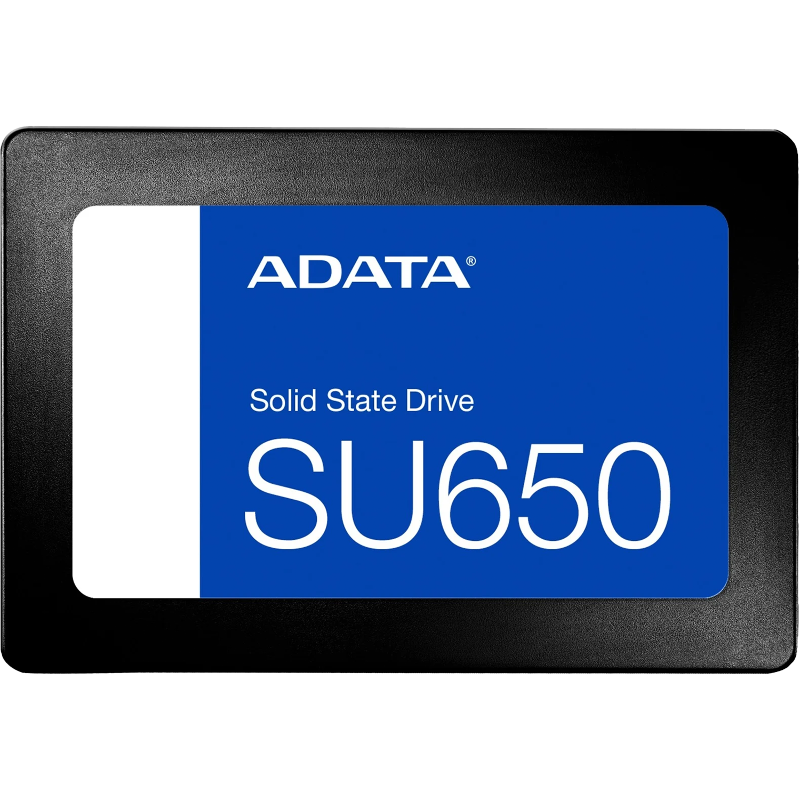 Твердотельный накопитель ADATA SSD Ultimate SU650 ASU650SS-2TT-R, 2000GB, 2.5" 7mm, SATA3, 3D TLC, R/W 520/450MB/s, IOPs 40 000/65 000, TBW 1120, DWPD 1, гарантия 3 года