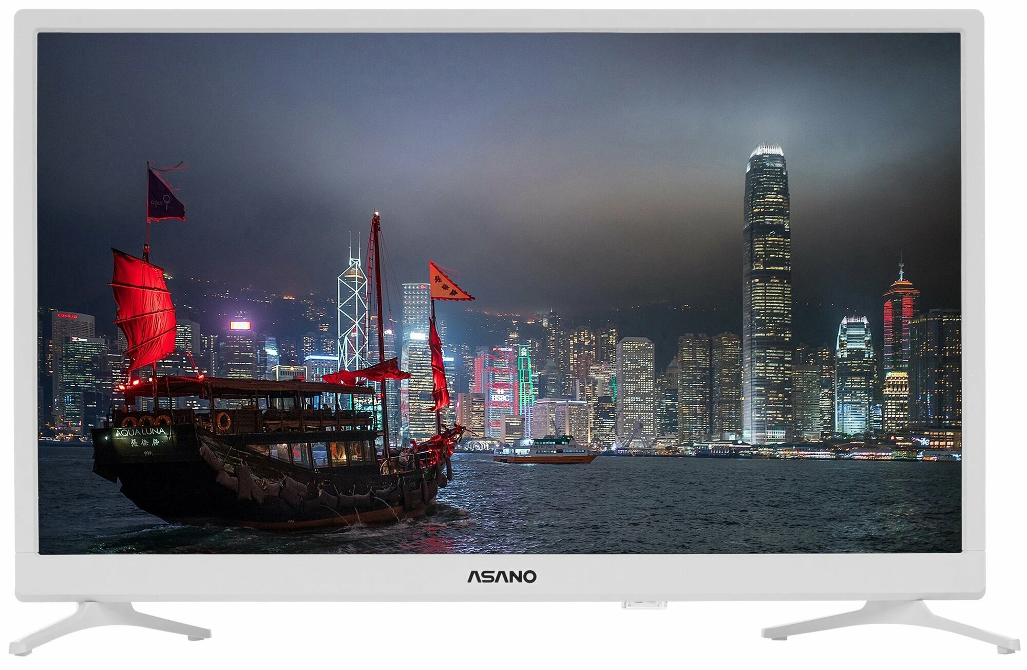 23.6" (60 см) LED-телевизор Asano 24LH5011T, Direct LED, HD, Wi-Fi, белый