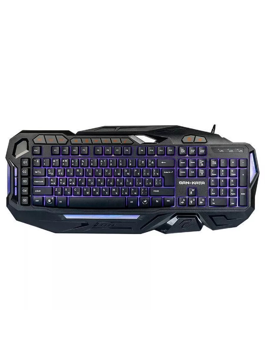 Клавиатура KGK-45U, Gan-Kata, черная, игровая, с подсветкой