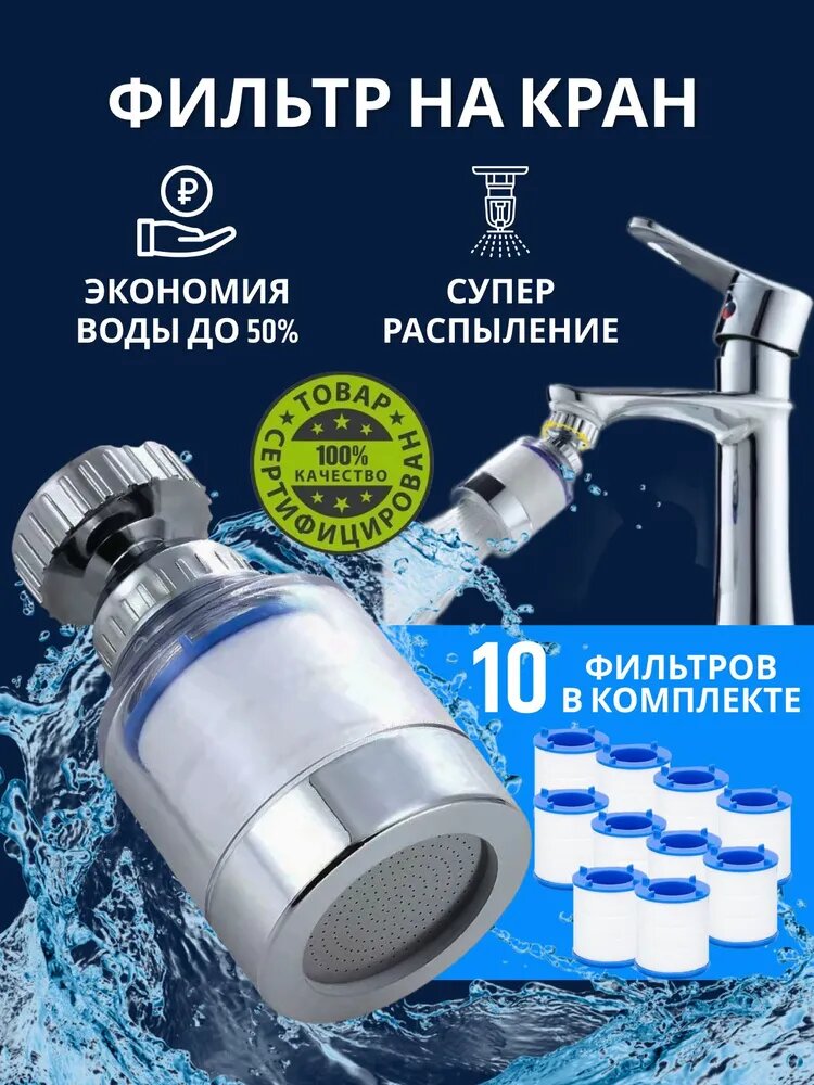 Фильтр на кран насадка для кухни
