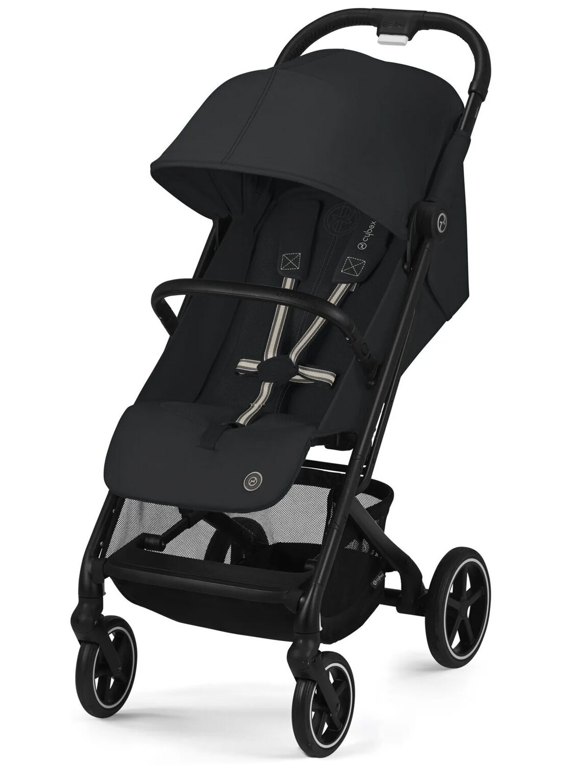 Коляска прогулочная Cybex Beezy Magic Black с дождевиком и бампером 524000765