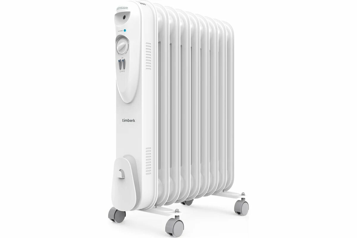 Масляный обогреватель Timberk TOR 21.1809 SLX, 2кВт, 3 режима, для 24м²