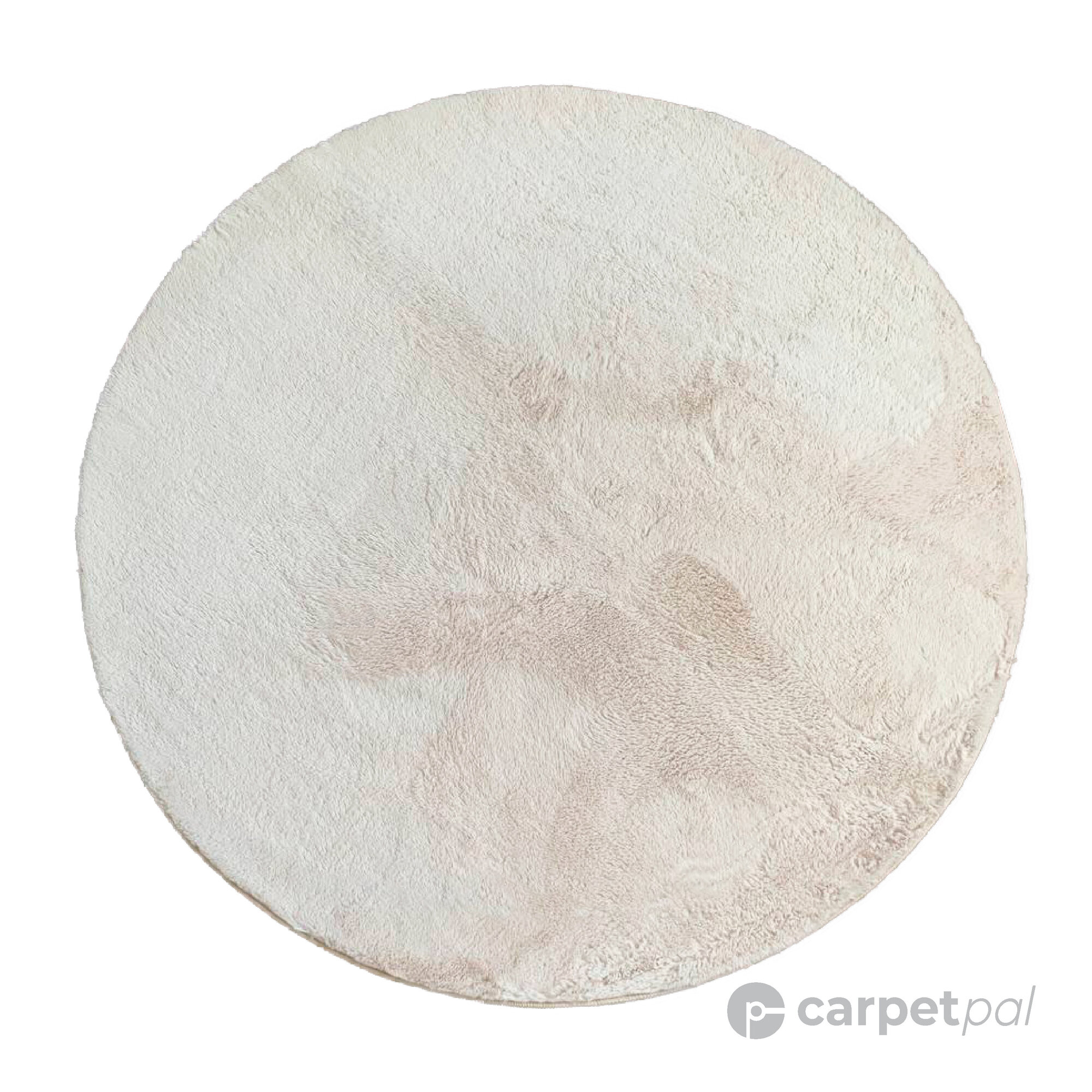 Ковер на пол CARPETPAL "Мальдивский песок" круглый 1,6*1,6м