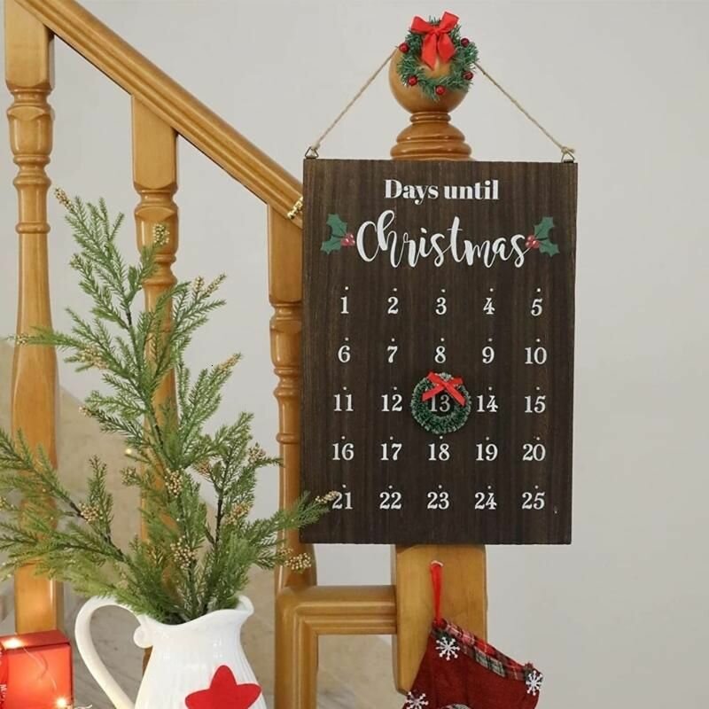 Настенный рождественский календарь обратного отсчета