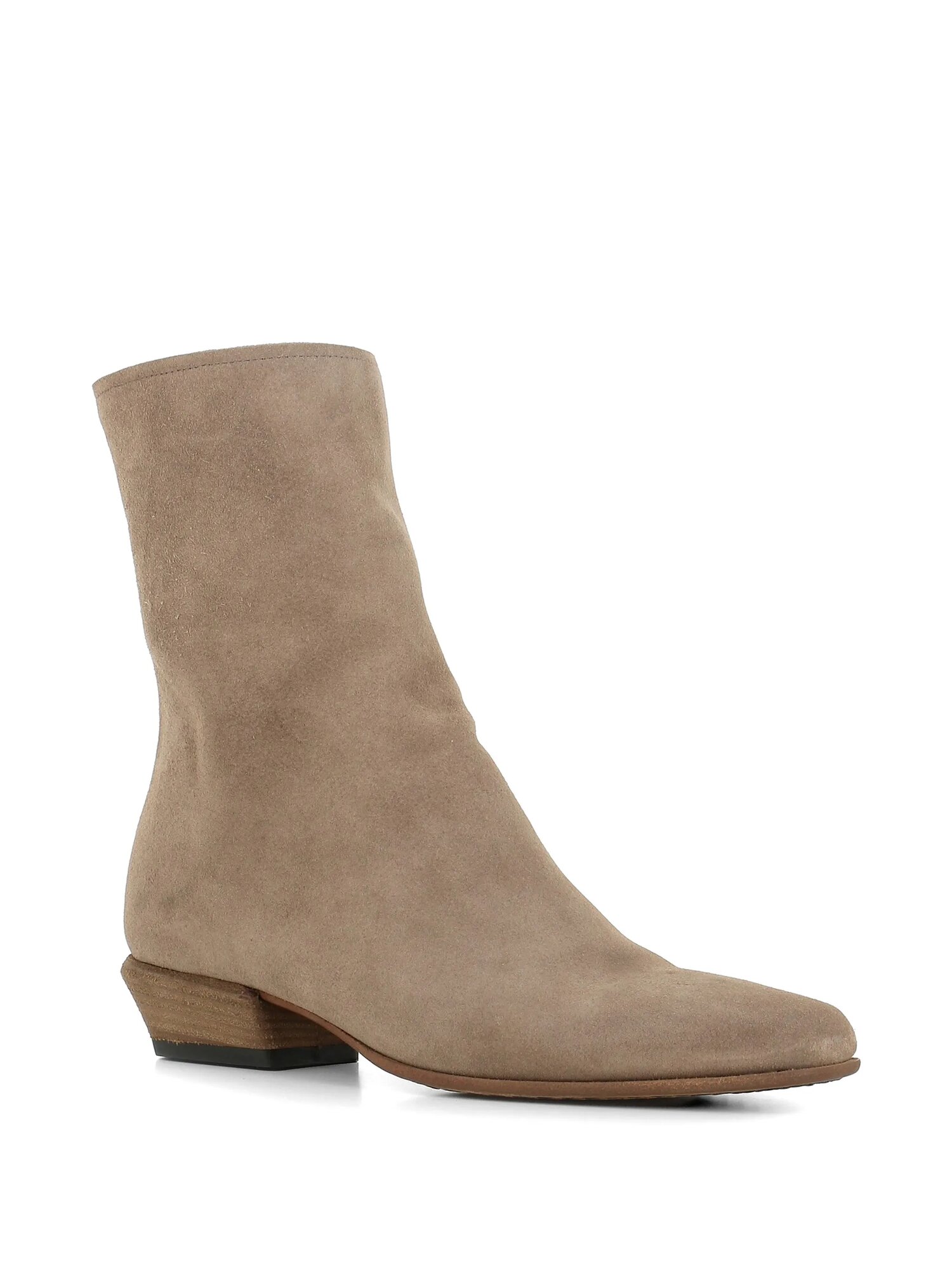 Ботильоны Pantanetti Back-zip suede ankle boots, размер 37 — фото 1