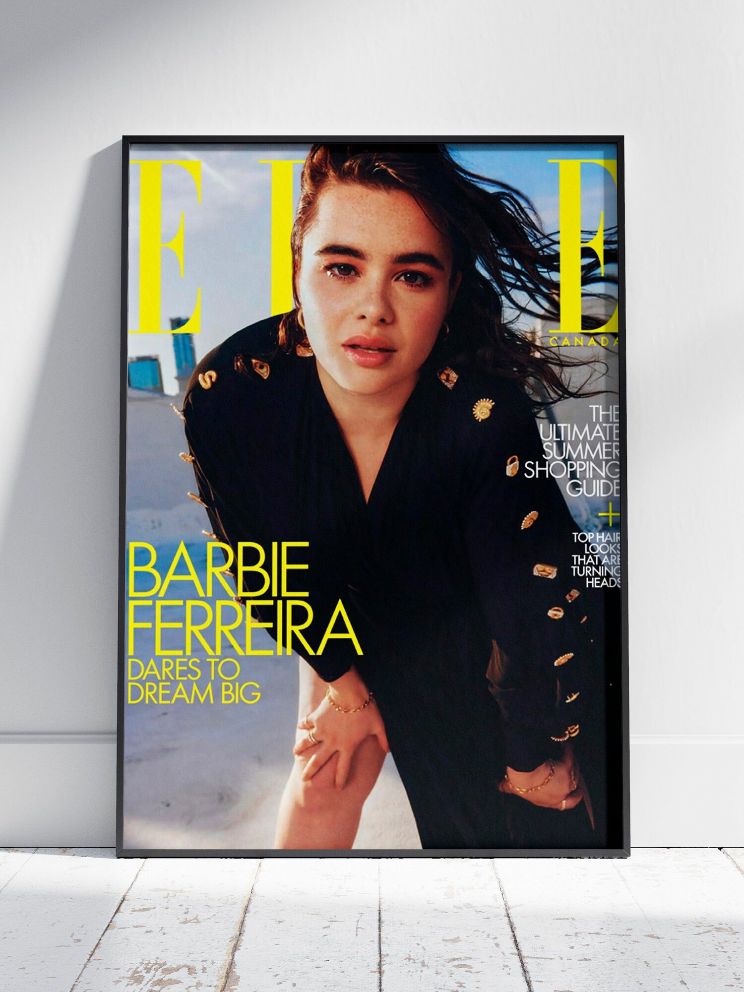 Плакат на стену для интерьера Барби Феррейра (Barbie Ferreira 20) - Постер по модели, бренду и моде формата A4 (21x30 см)