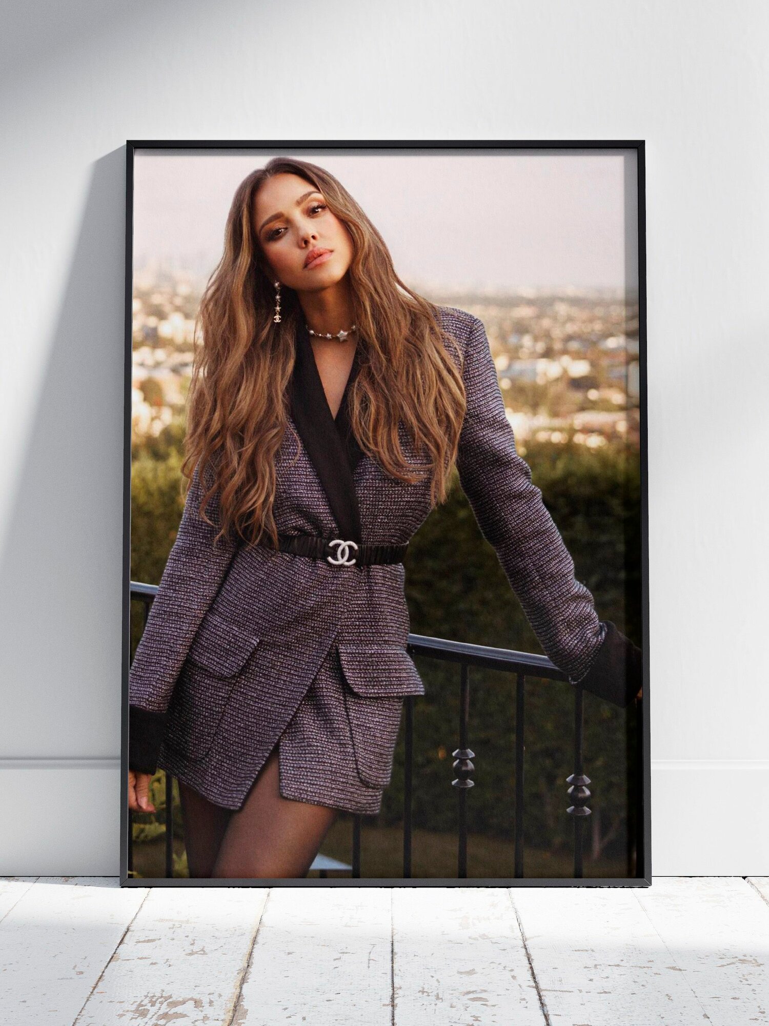 Плакат на стену для интерьера Джессика Альба (Jessica Alba 43) - Постер по актеру фильма, кино, сериала формата A4 (21x30 см)