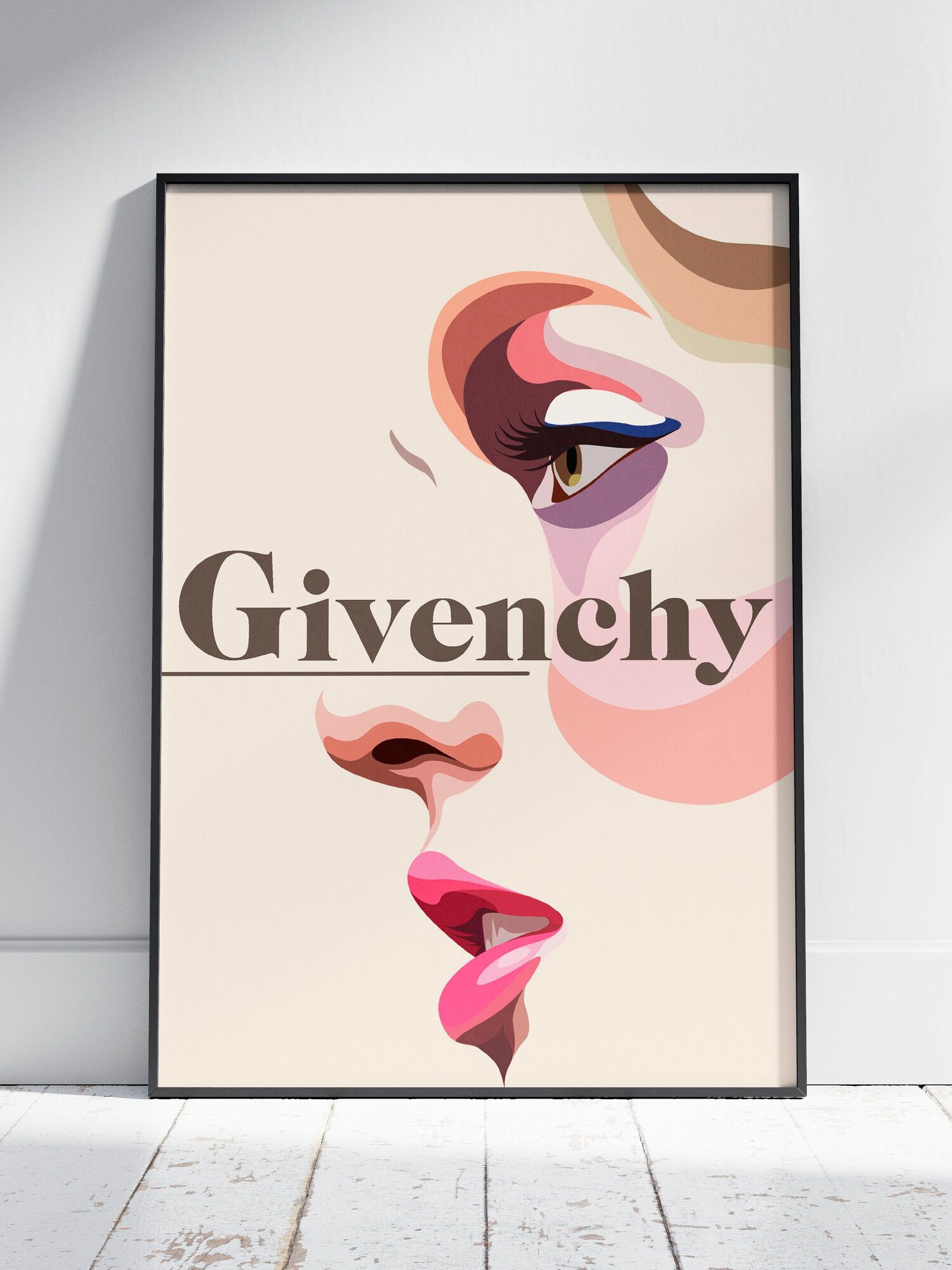 Плакат на стену для интерьера Живанши (Givenchy 5) - Постер по модели, бренду и моде формата A4 (21x30 см)