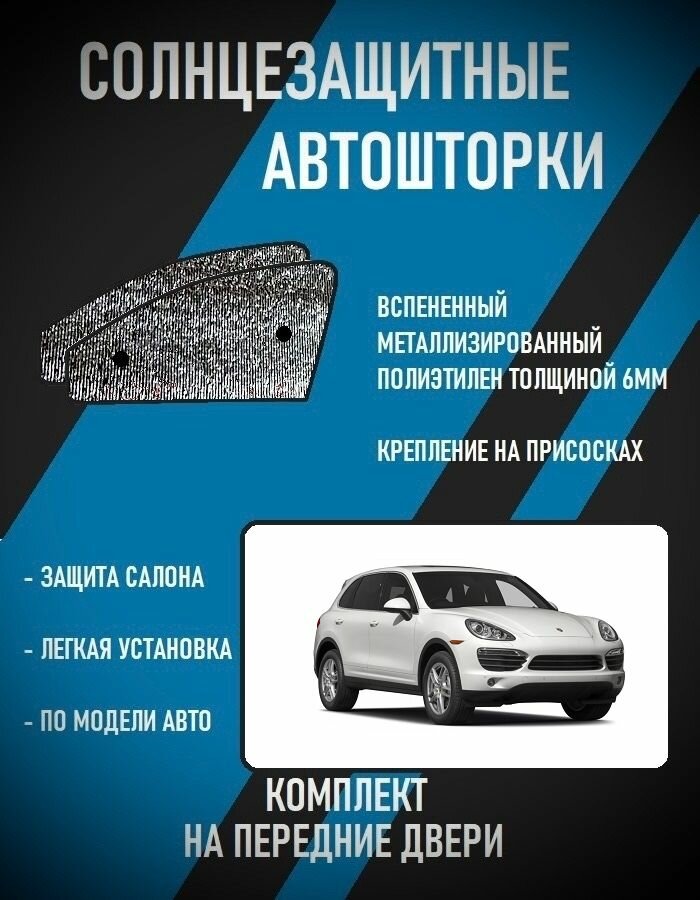 Автошторки на Porsche Cayenne 2(2010-2014)