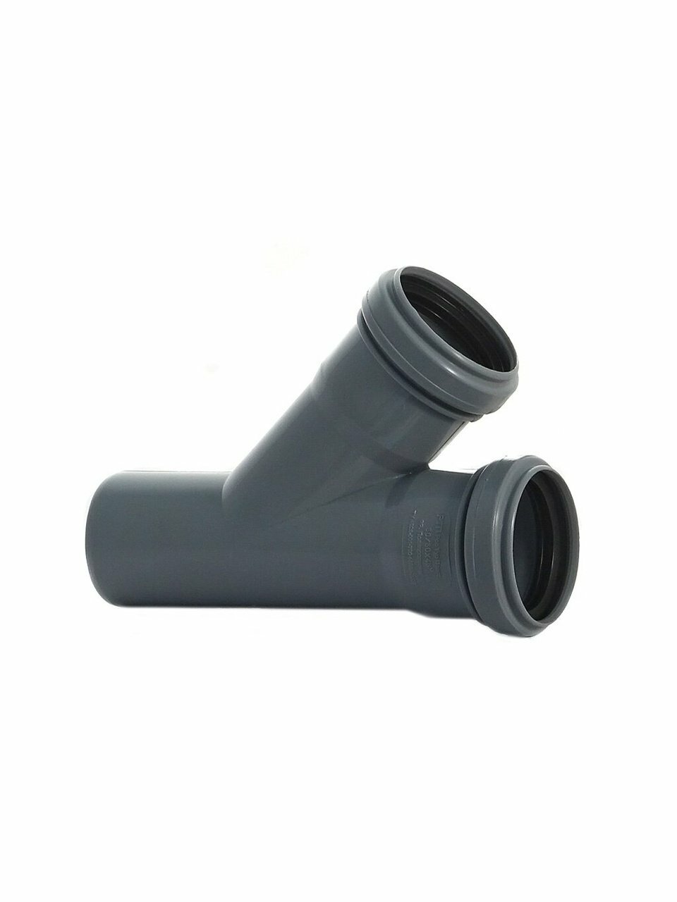 Тройник канализационный РосТурПласт 40х40 мм 45 градусов для внутренней канализации, артикул 36381