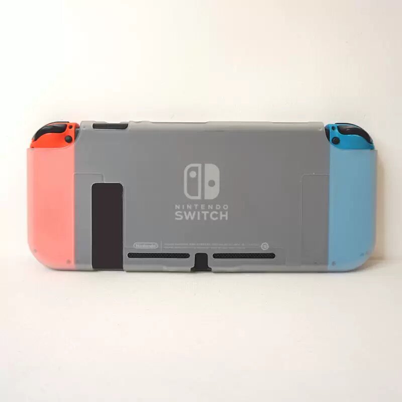 Чехол для Nintendo Switch из матового полупрозрачного пластика с крышкой, мягкая поверхность
