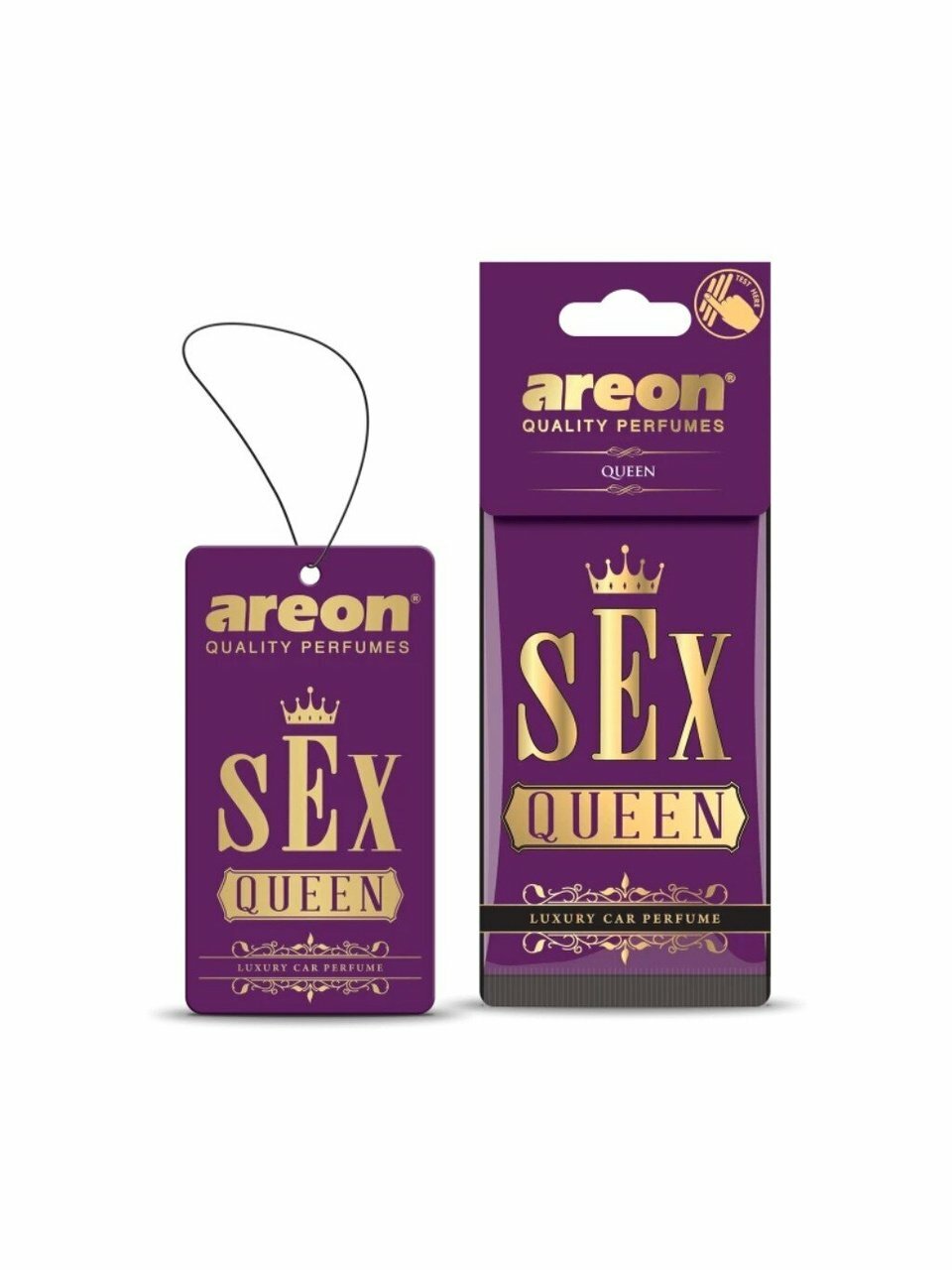 Ароматизатор в машину сухой Areon Sex Drive Sex Queen 704-ASK-02 фиолетовый для салона автомобиля