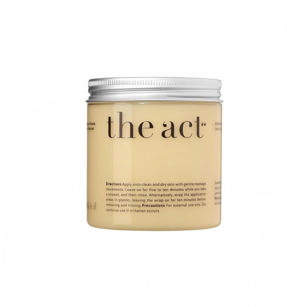 Моделирующая маска-обертывание The Act для тела с планктоном и камфорой, 250г