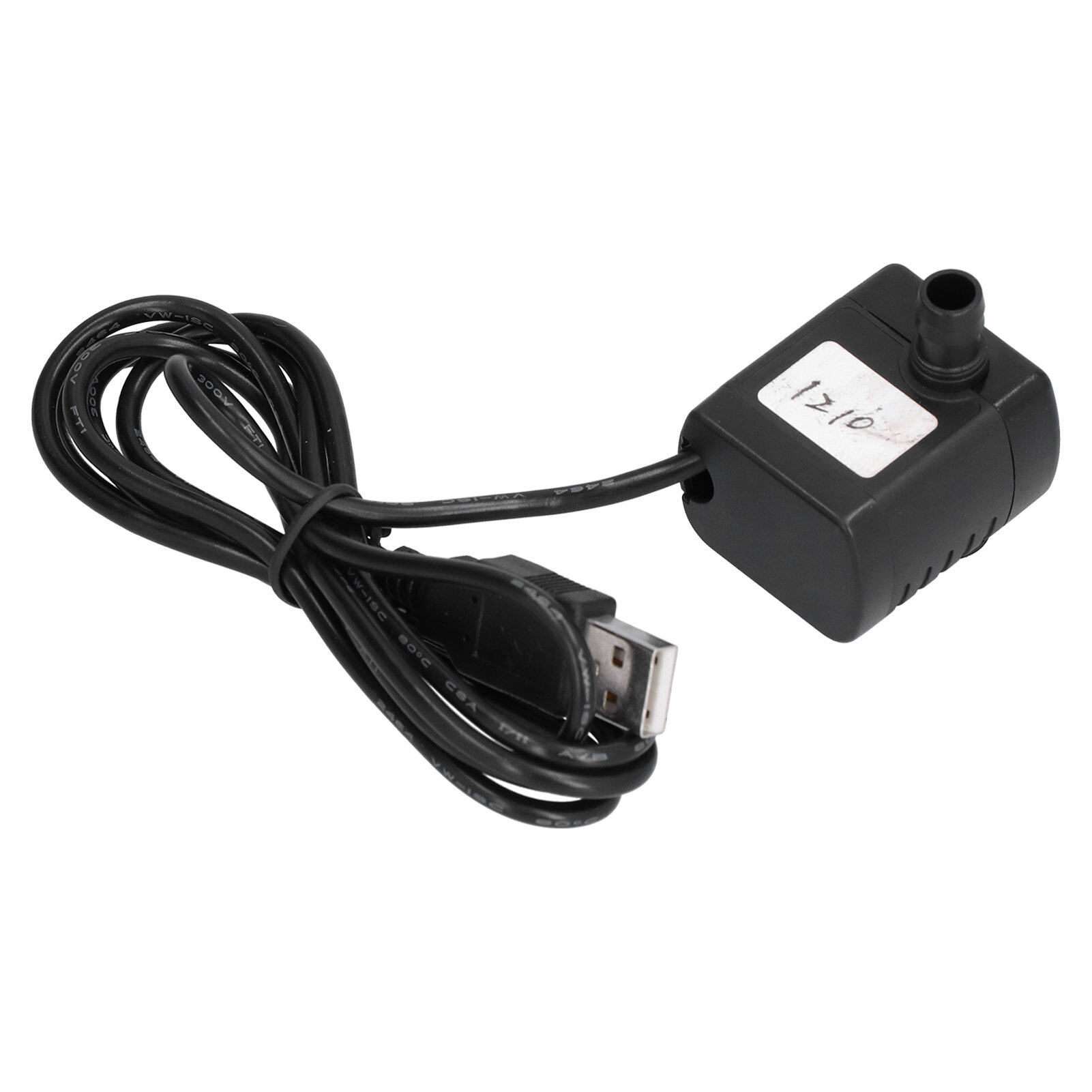 Водяной Насос Mini 170Л/Ч постоянного Тока Водонепроницаемый Погружной с USB-Разъемом для Аквариумов и Фонтанов DC12V