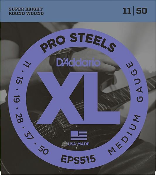 ProSteels Комплект струн для электрогитары, Medium, 11-50, D'Addario EPS515
