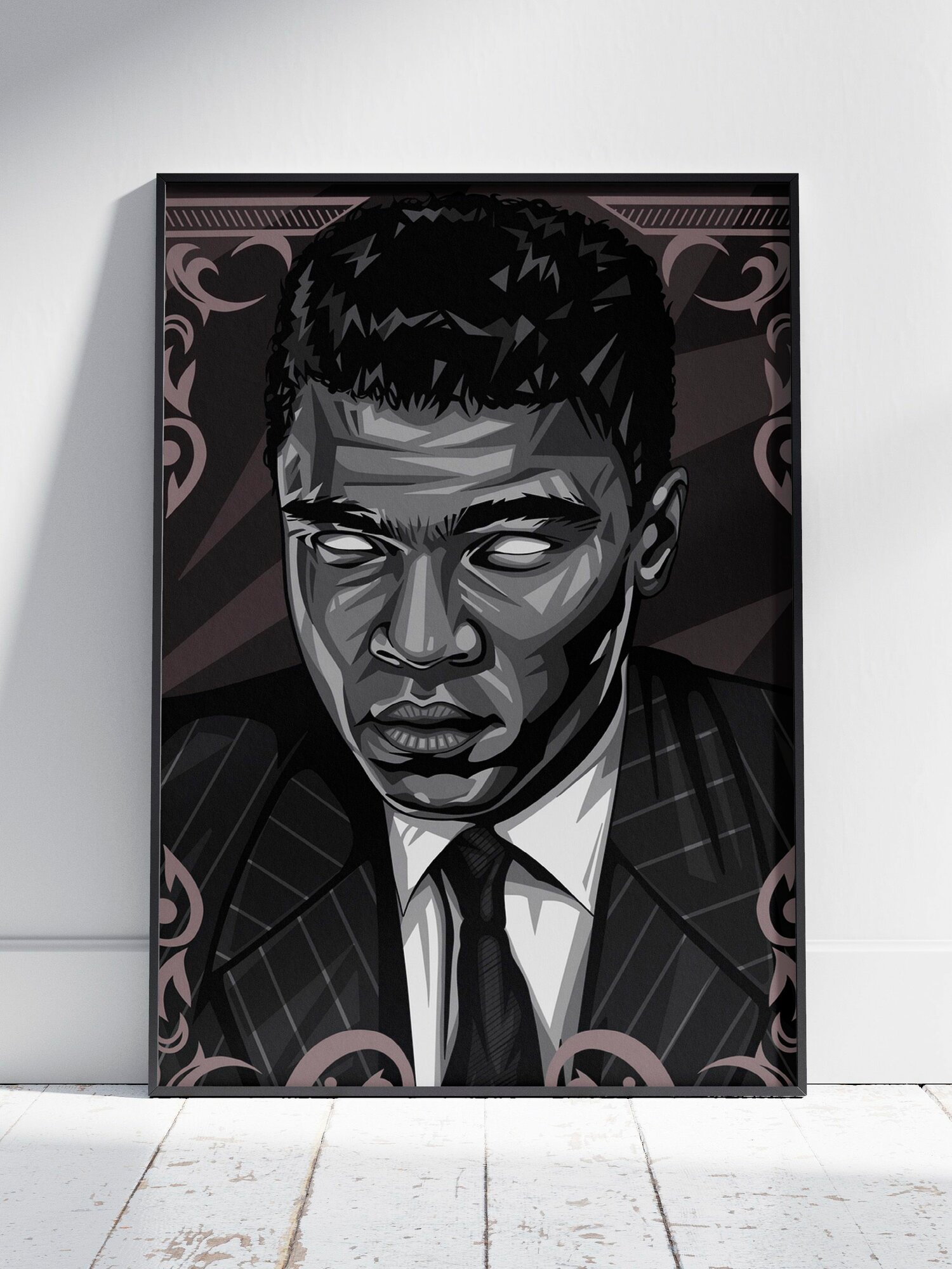 Плакат на стену для интерьера Легенды Бокса (Мухаммед Али - Muhammad Ali 22) - Постер по спорту и физической активности формата A4 (21x30 см)