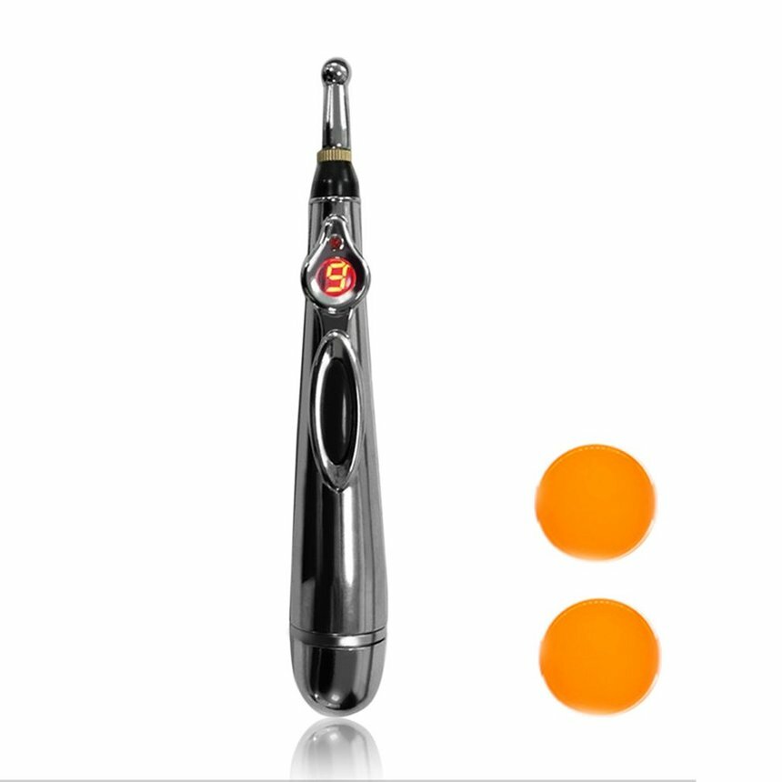 TO W-912 Электрический акупунктурный массажер для головы и тела с электронной меридианной ручкой