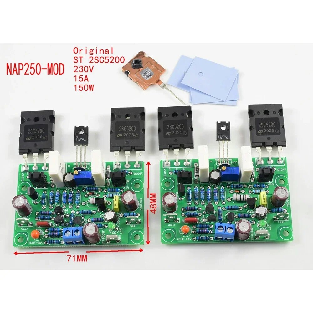 2 шт, усилитель NAP250, Цвет: standard Finished