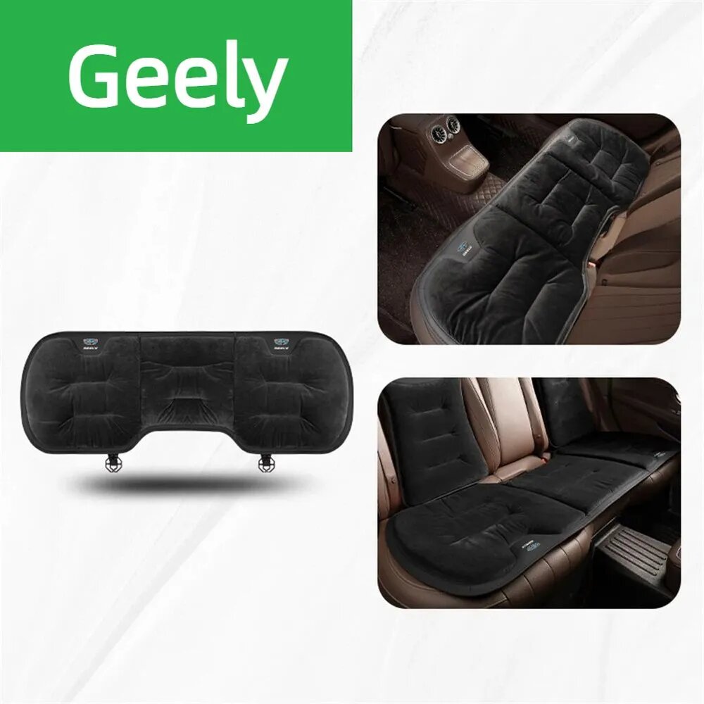 Geely Автомобильный чехол на Задние сиденья, Бархат, 1 шт. Черный