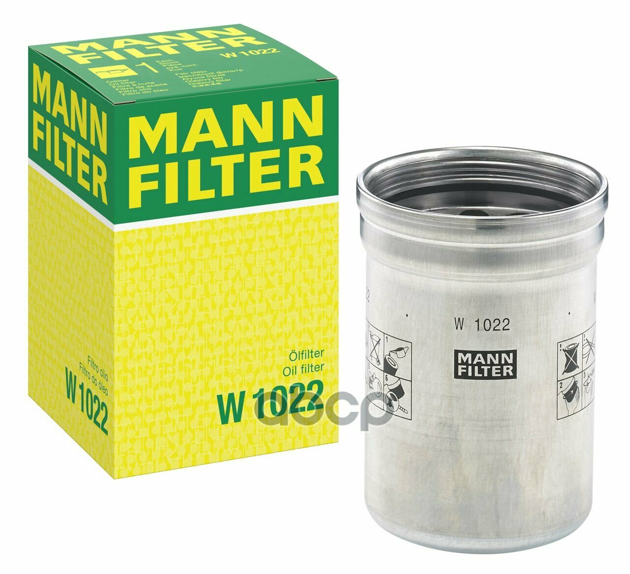 Масляныйфильтр MANN-FILTER арт. W1022