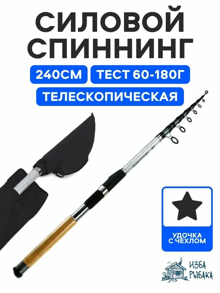 Navigators Power Travel 240 см компактный силовой спиннинг