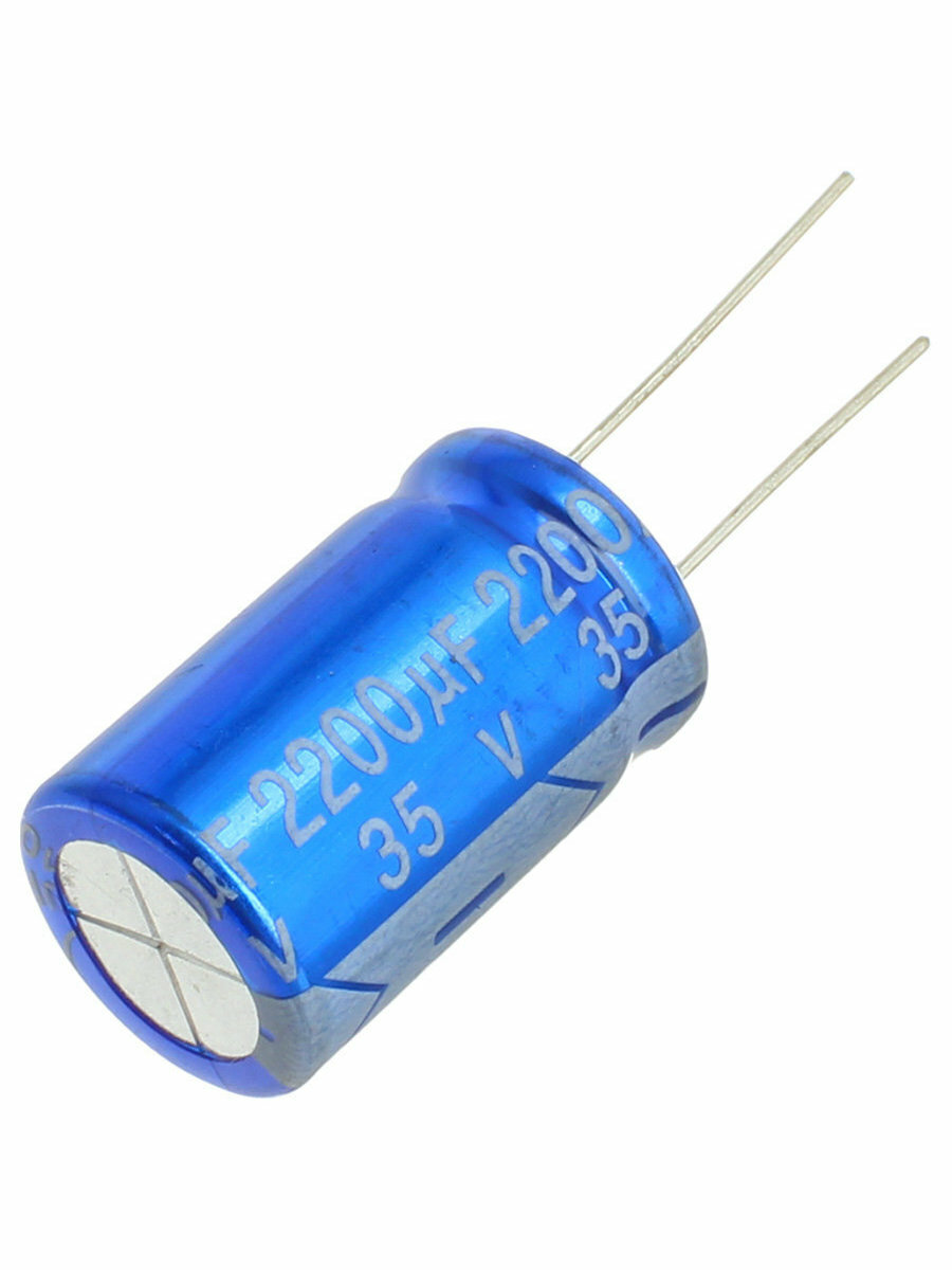 Конденсатор 2200мкФ 35В 16*26мм105С JB JRC1V222M075016002600000B 2820мА 2000час