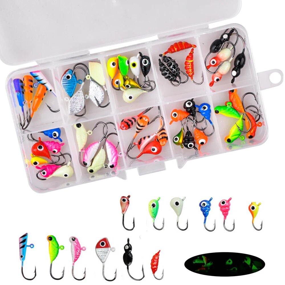 Ледяные приманки Easy Catch 1.2-2.6 г, Цвет: 72PCS