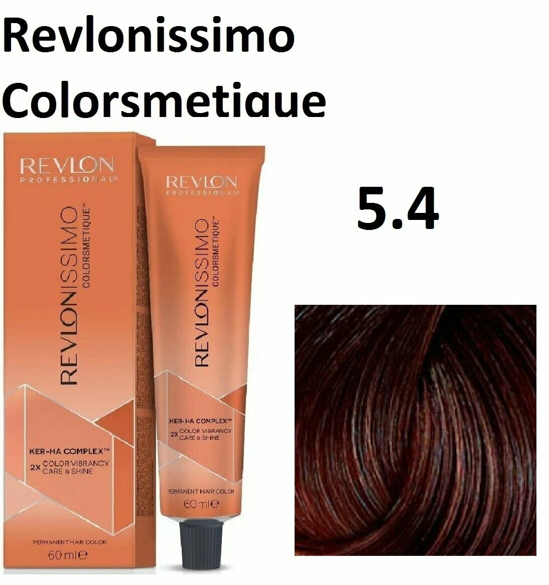 Revlon 5.4 Revlonissimo Colorsmetique Краска для волос Медный светло-коричневый 60мл.