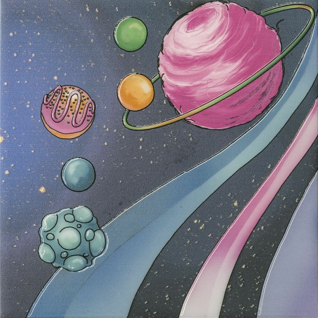 Керамическая плитка KERAMA MARAZZI VT/A382/5009 Декор Космос 4 20x20x6,9 Цена за 1/шт