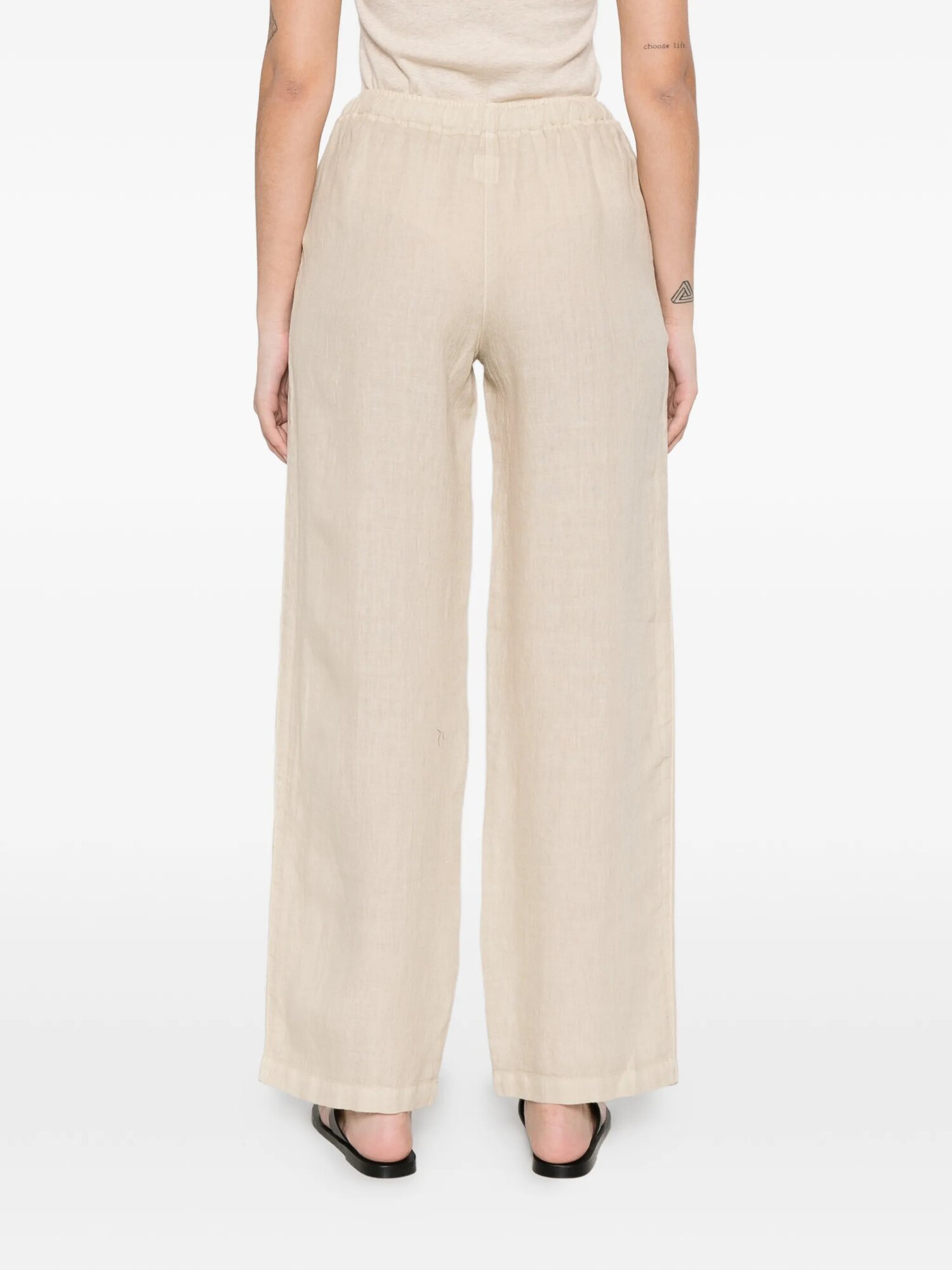 Брюки 120% LINO Drawstring-fastening trousers, размер 44, разноцветный — фото 1