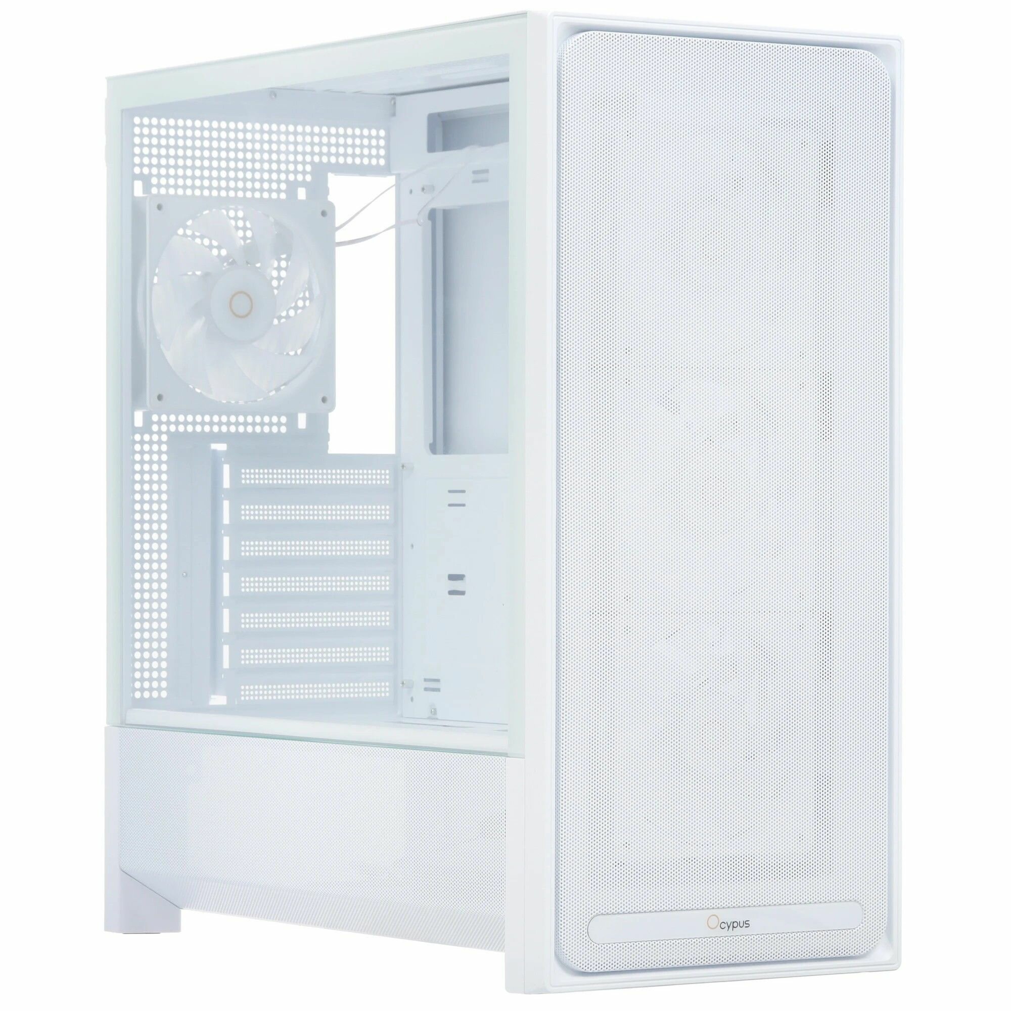 Ocypus Корпуса Case Delta C70 WH ARGB EATX win white 4 ARGB fans no PSU Tempered Glass