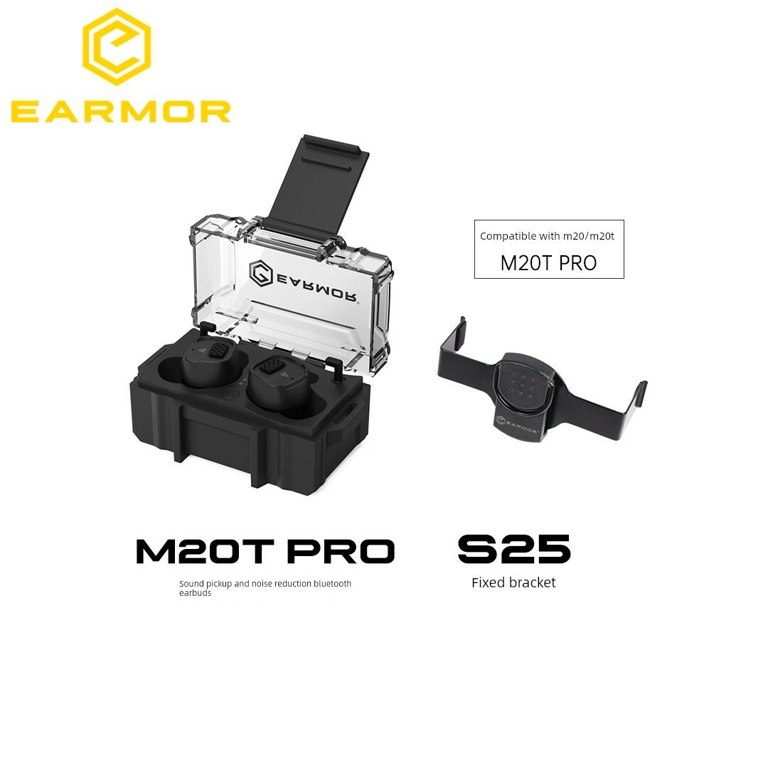 EARMOR M20T PRO наушники Bluetooth с подставкой S25 для стрельбы, черный