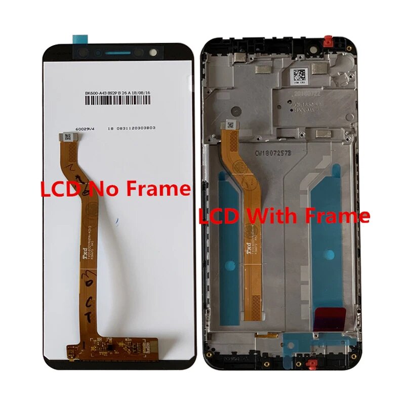 Дисплей LCD для ASUS ZenFone Max Pro M1 ZB601KL ZB602KL с рамкой, черный
