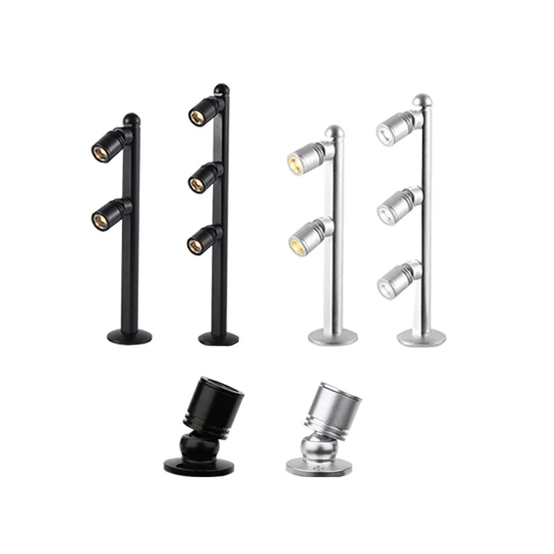 Светодиодный прожектор 2W, Natural white 4000K, DC12V Black