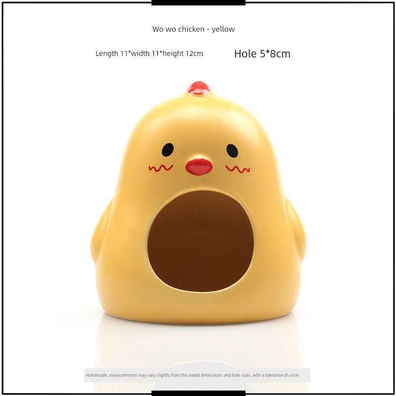 Керамическое укрытие для рыб и креветок в аквариуме, керамический горшок-гнездо, мини-домик для разведения попугаев,