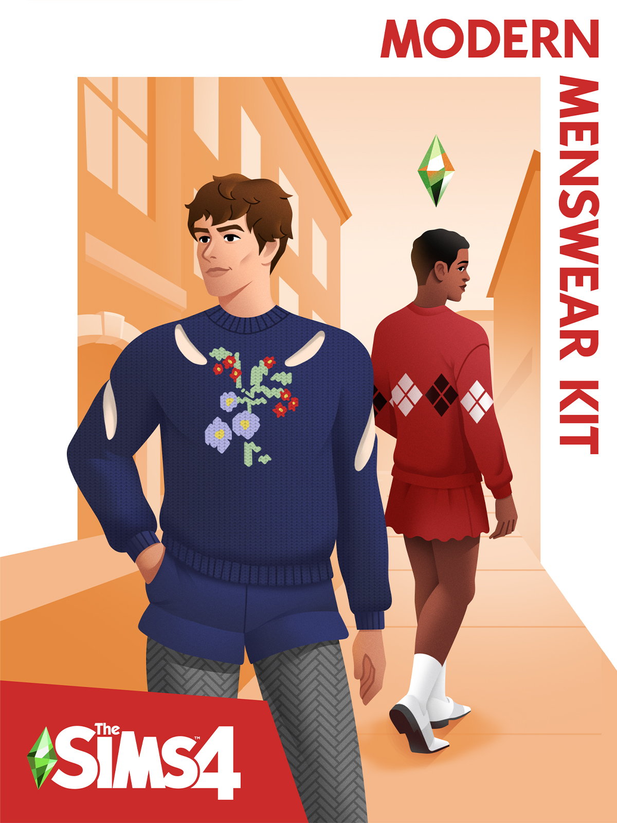 Дополнение The Sims™ 4 Modern Menswear (Мужская мода) , цифровой код для PC(ПК), Русский язык. Steam подарок Россия