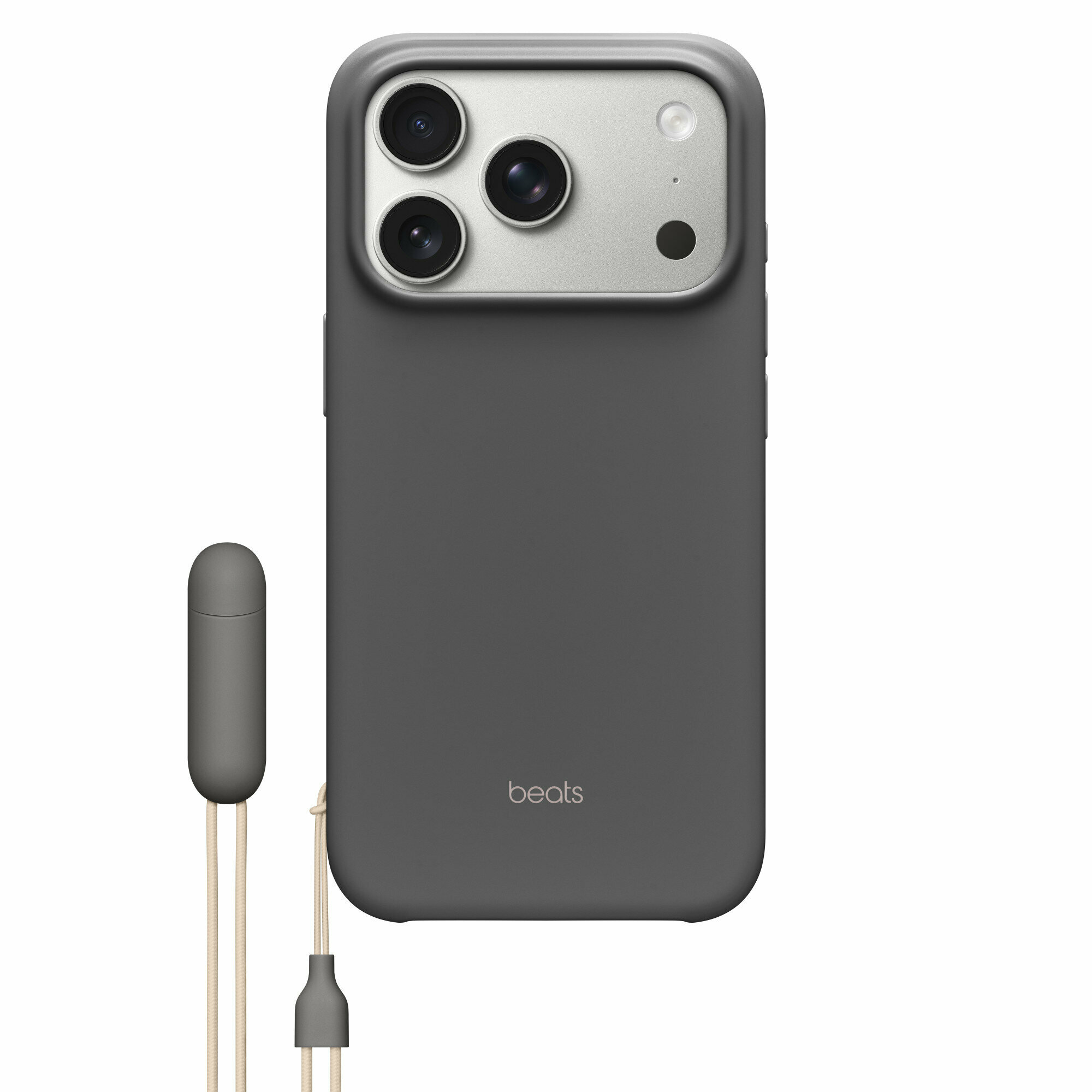 Чехол Beats для iPhone 17 Pro Kickstand Case with MagSafe and Camera Control – Серый (Granite Gray)