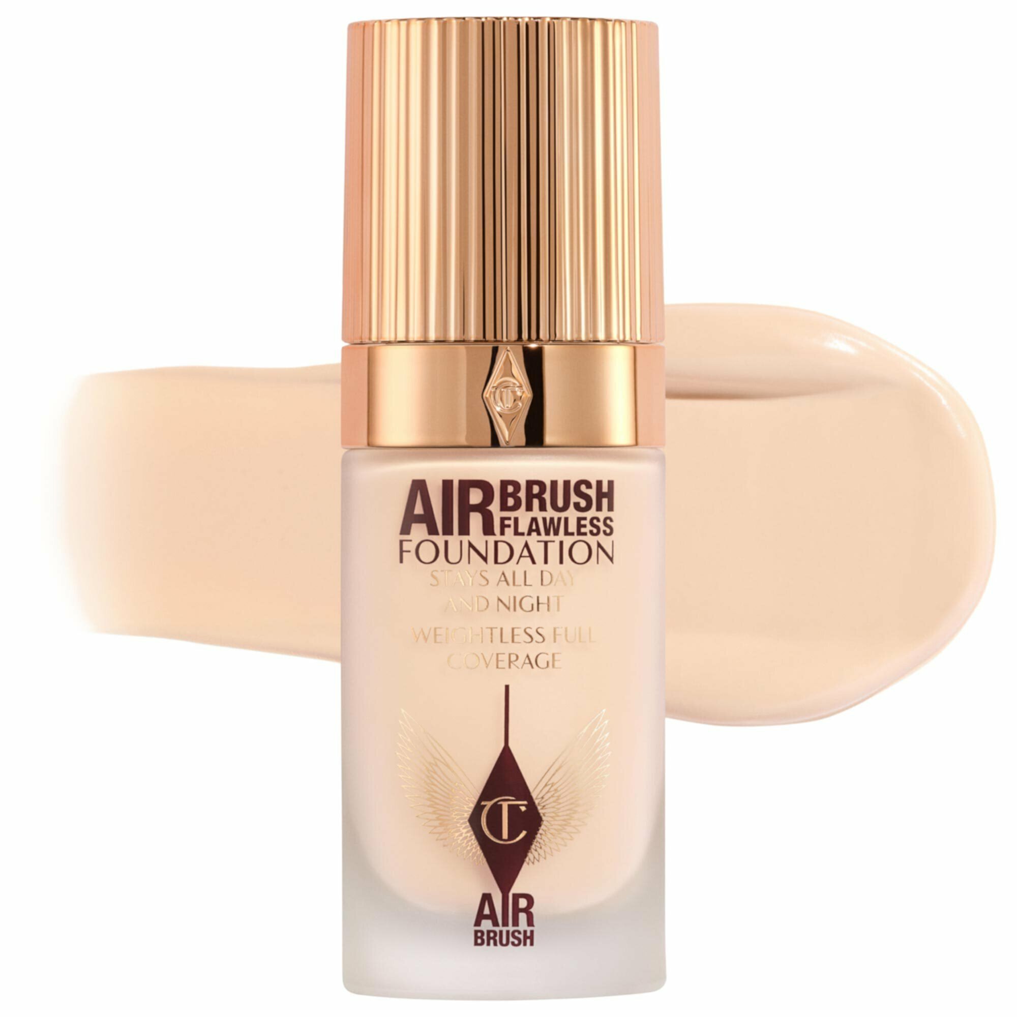Тональная основа стойкая Charlotte Tilbury Airbrush Flawless Foundation - 2N Neutral, 30 мл