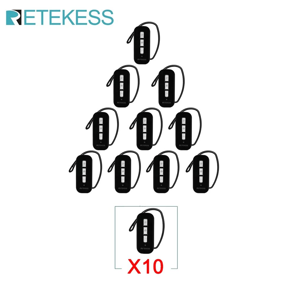 Retekess TT111/TT112/TT113 Приемник, 10 шт.
